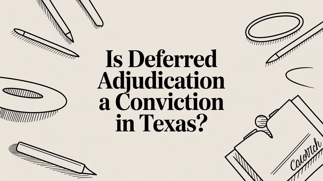 Deferred Adjudication in Texas: Is It a Conviction?