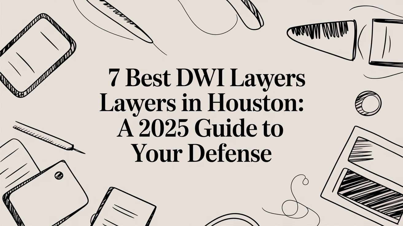 Houston DWI Lawyers: Your 2025 Guide to Legal Defense