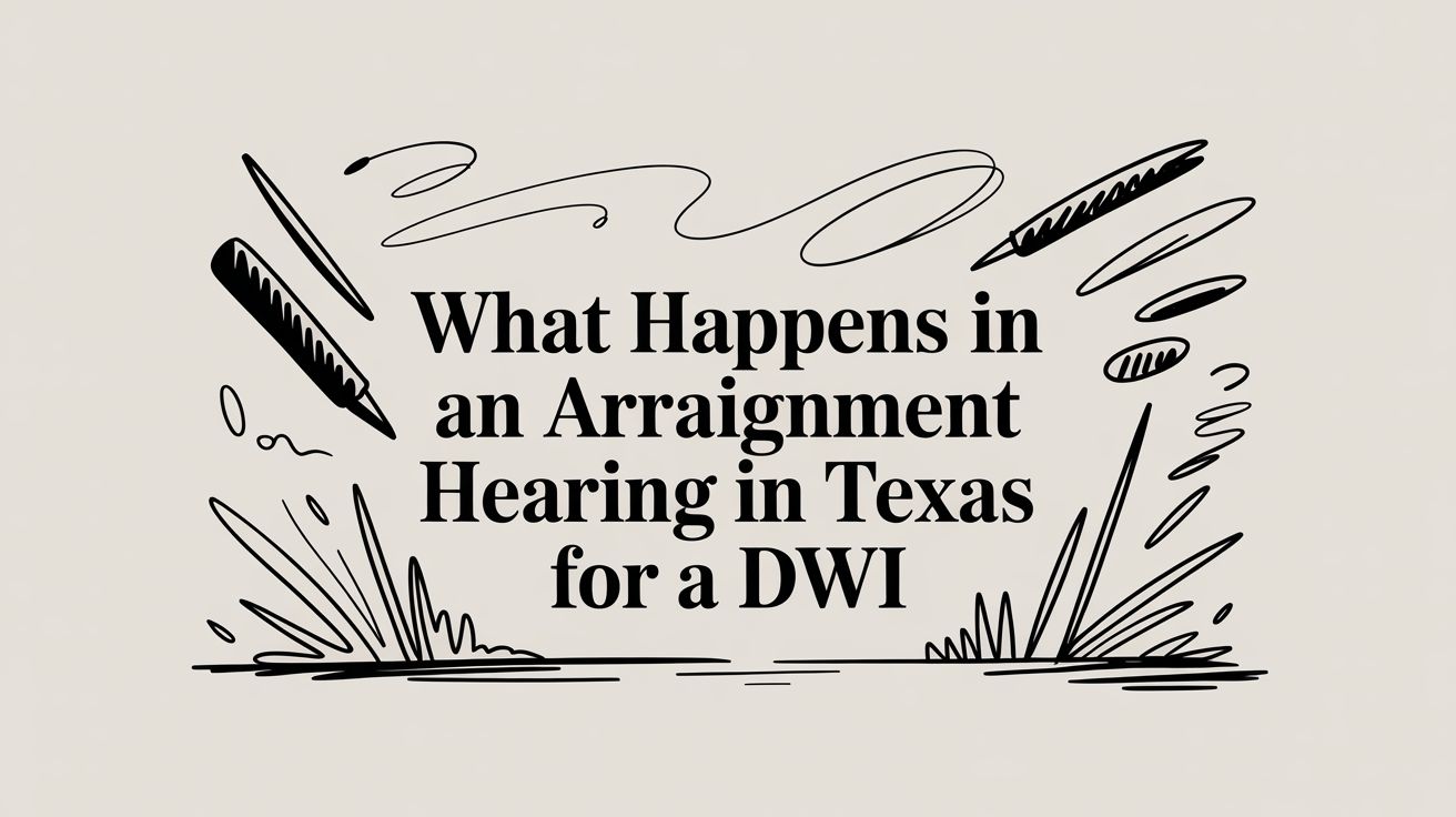 Texas DWI Arraignment Hearing Guide: What to Expect in 2026