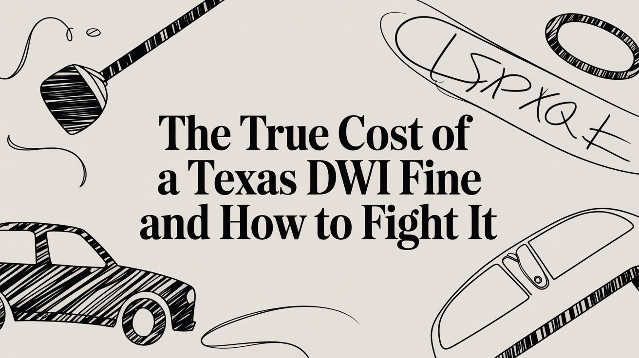 Texas DWI Fine: Discover the True Cost and Fight It in 2026